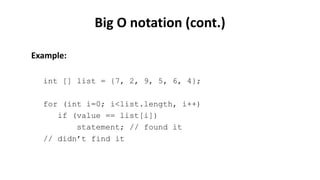 9 big o-notation | PPTX