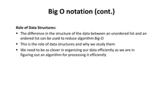 9 big o-notation | PPTX