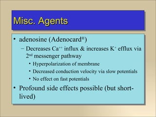 cardiac drugs | PPS