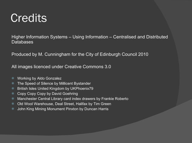 Centralised and distributed databases | PPT | Databases | Computer Software and Applications