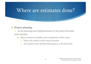 software-effort_estimation(updated)9 ch05 | PPT