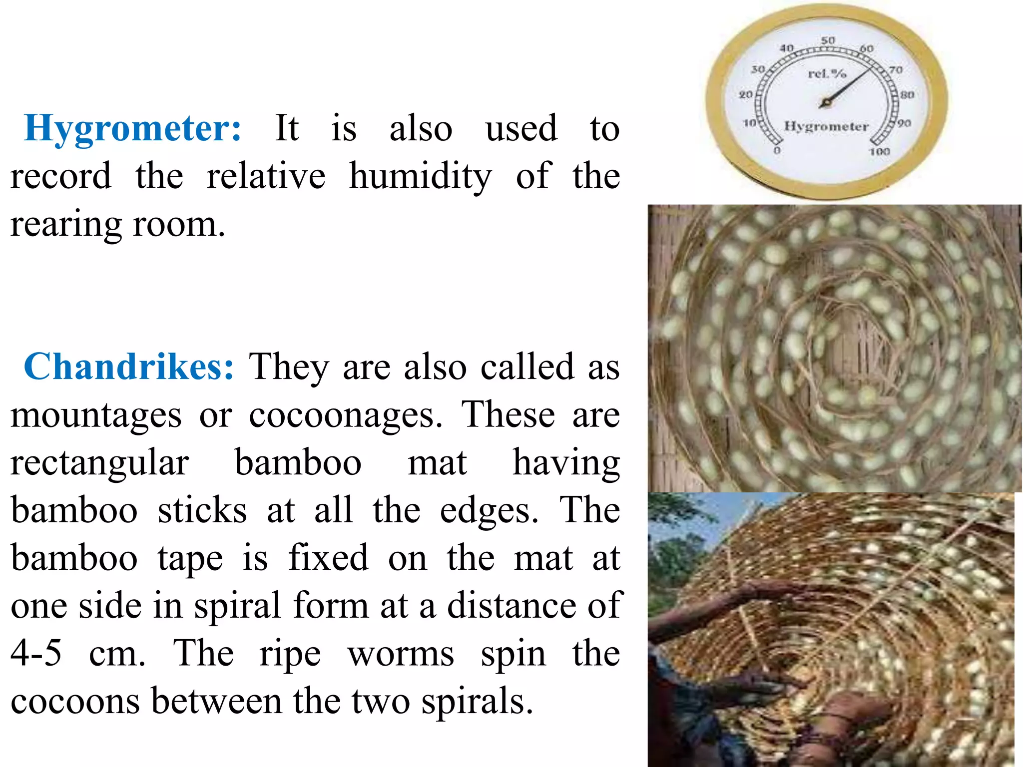 9 chapter silkworm rearing plan , rearing house plan and equipments | PPTX