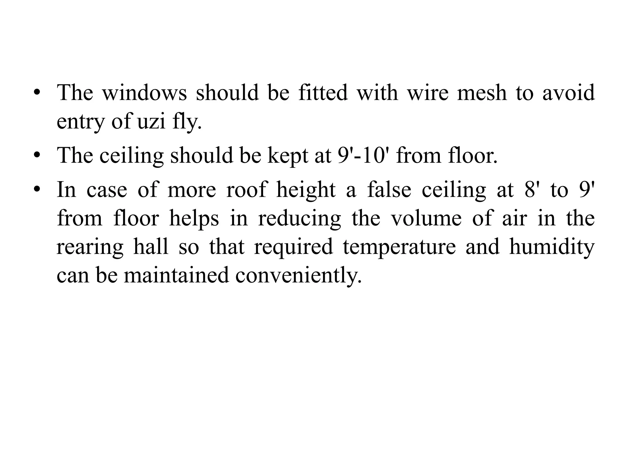 9 chapter silkworm rearing plan , rearing house plan and equipments | PPTX