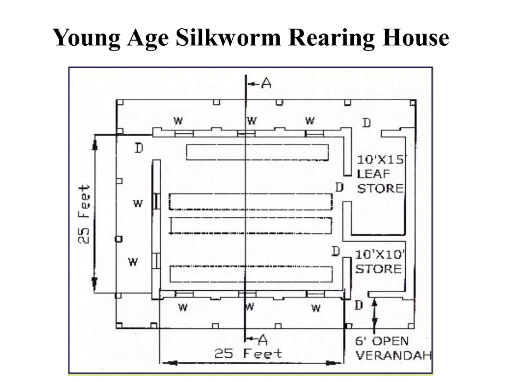 9 chapter silkworm rearing plan , rearing house plan and equipments | PPTX