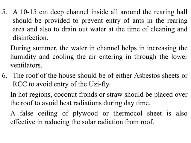 9 chapter silkworm rearing plan , rearing house plan and equipments | PPTX