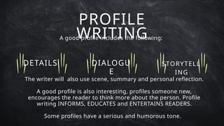 CREATIVE NONFICTION Profile Writing.pptx