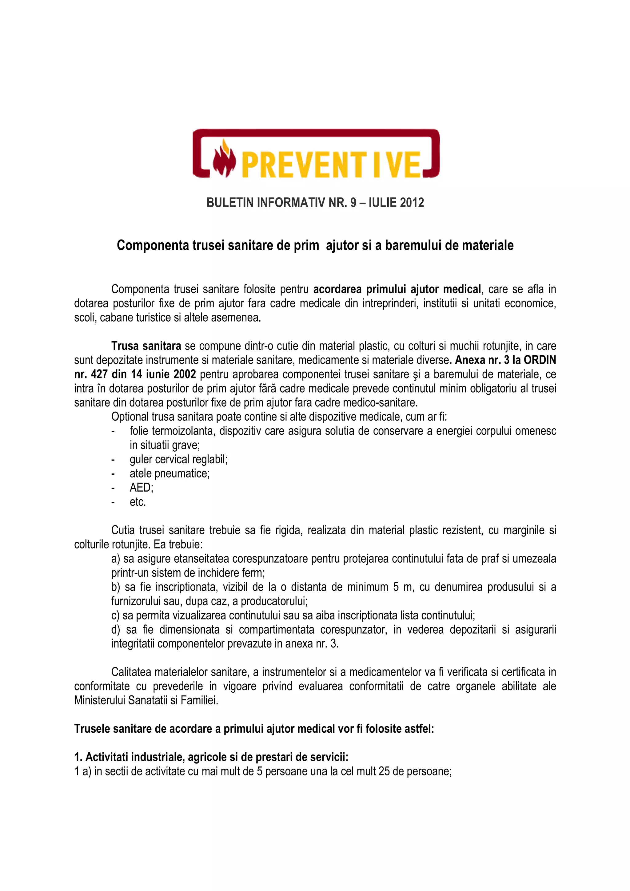 9 componenta-trusei-sanitare-de-prim-ajutor-si-a-baremului-de-materiale ...