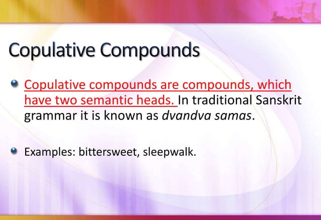 Compounding (Linguistics) | PPTX
