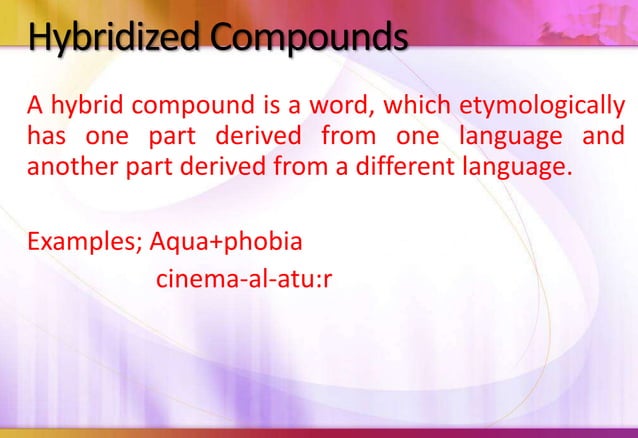 Compounding (Linguistics) | PPTX