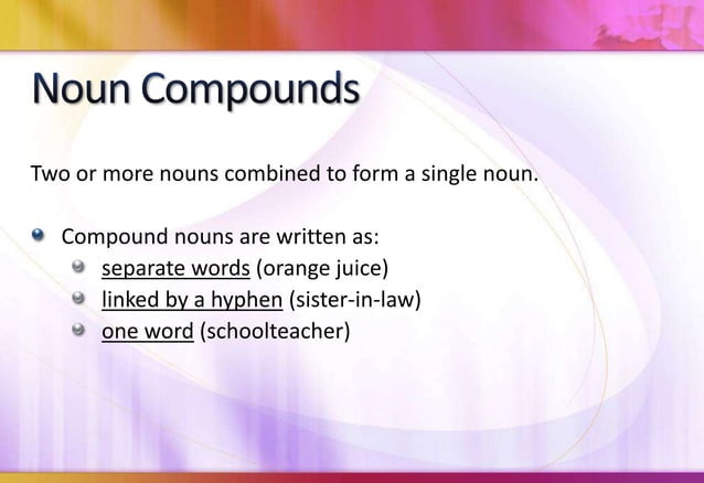 Compounding (Linguistics) | PPTX
