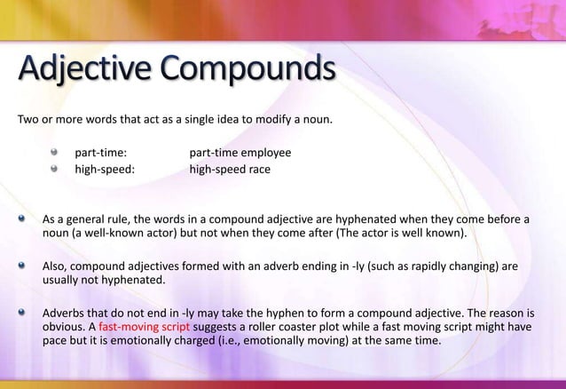 Compounding (Linguistics) | PPTX