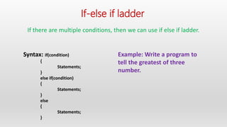 What are conditional statements? | PPT
