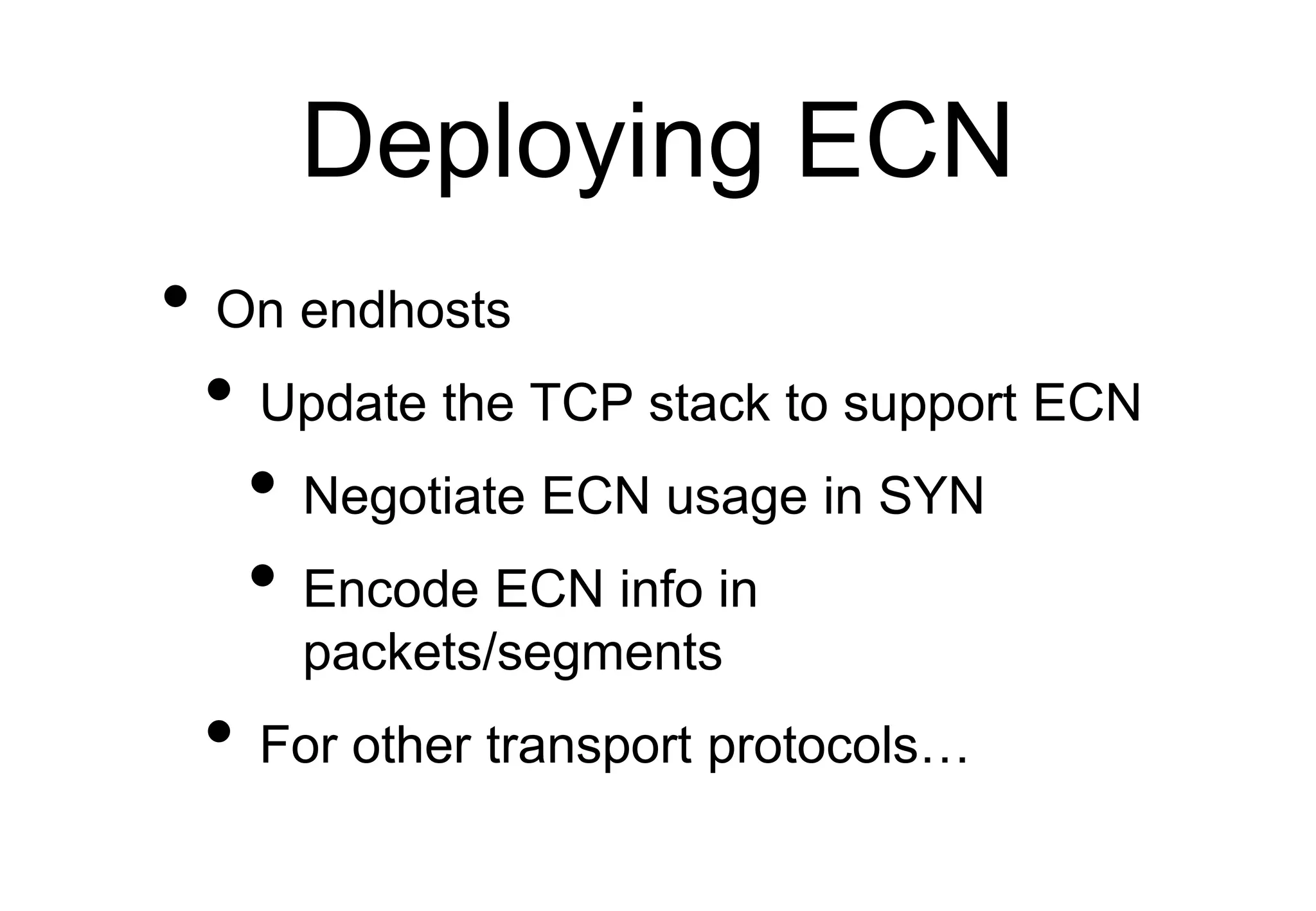 Part 9 : Congestion control and IPv6 | PPTX | Computer Networking | Computing