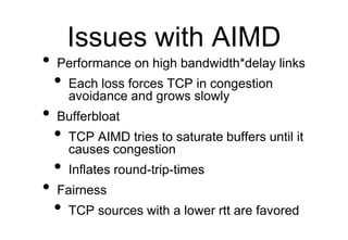 Part 9 : Congestion control and IPv6 | PPTX