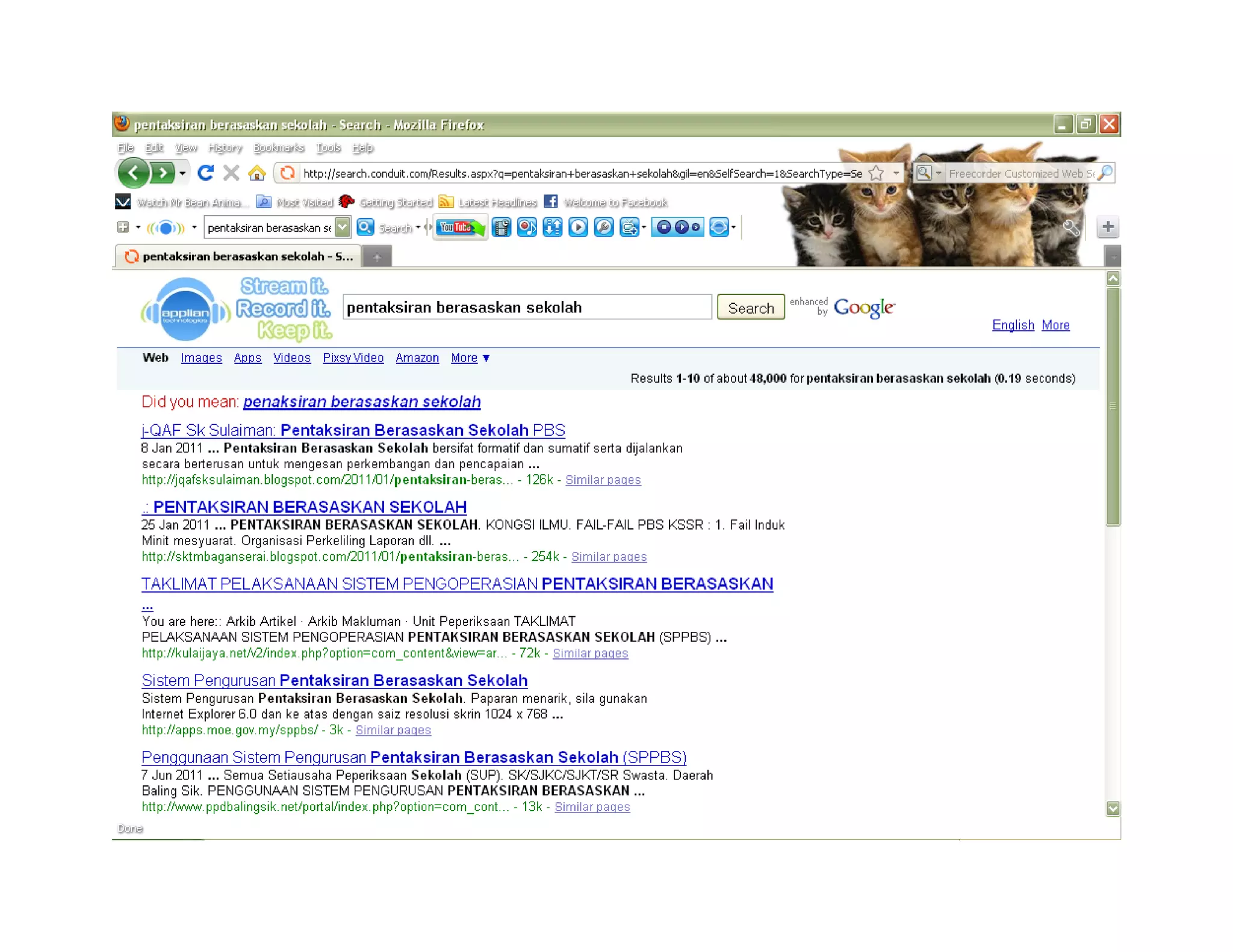 9 contoh aplikasi sppbs(lp) | DOC