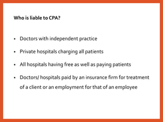 CONSUMER PROTECTION ACT (CPA) | PPTX