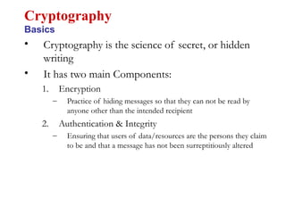 Chaos based cryprography - encryption & hash function | PPT