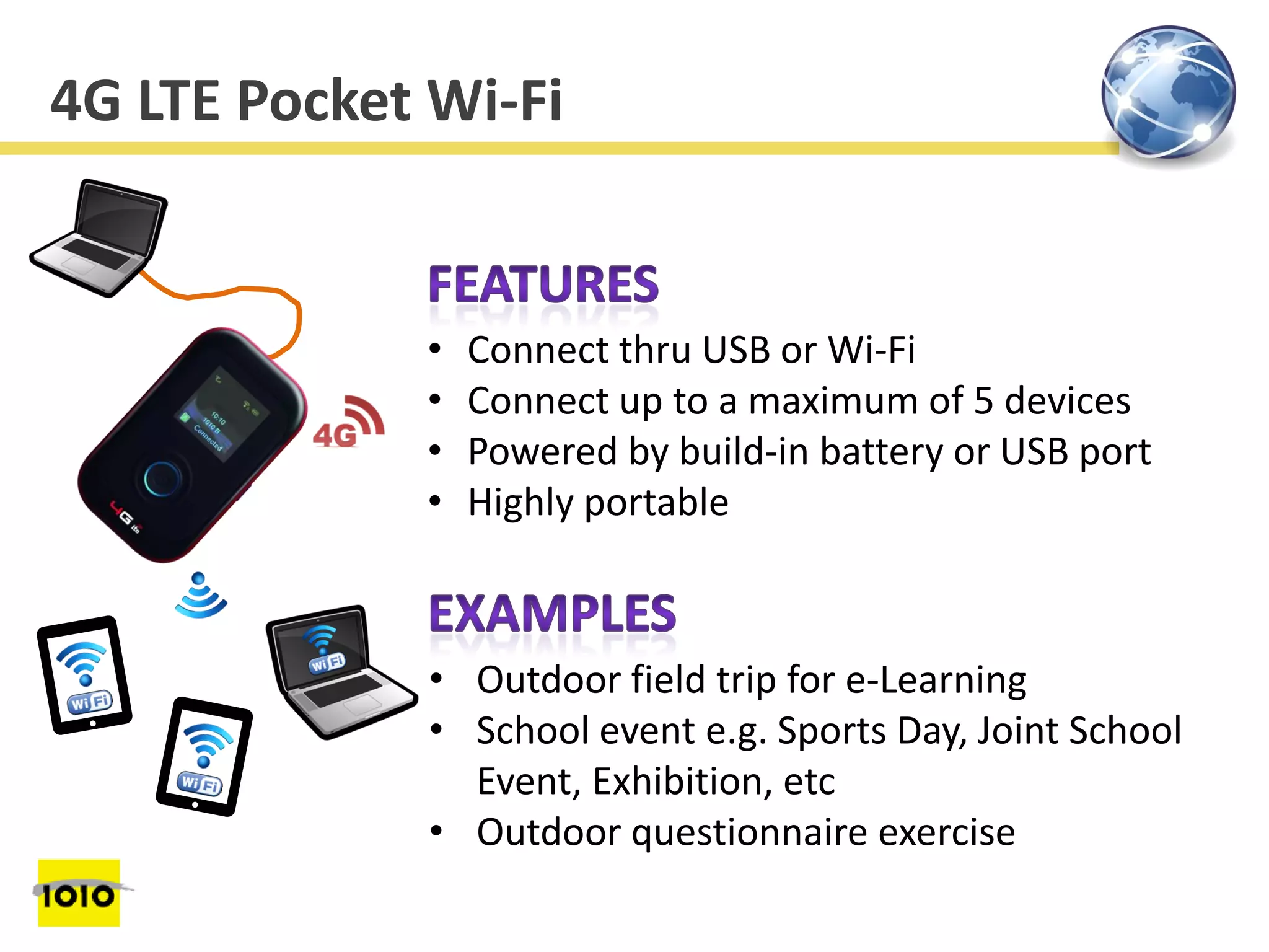 Unleash the Power of 4G LTE Mobile Network & “iClass LMS” Interactive ...