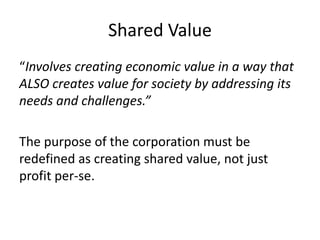 9 csr shared value | PPTX