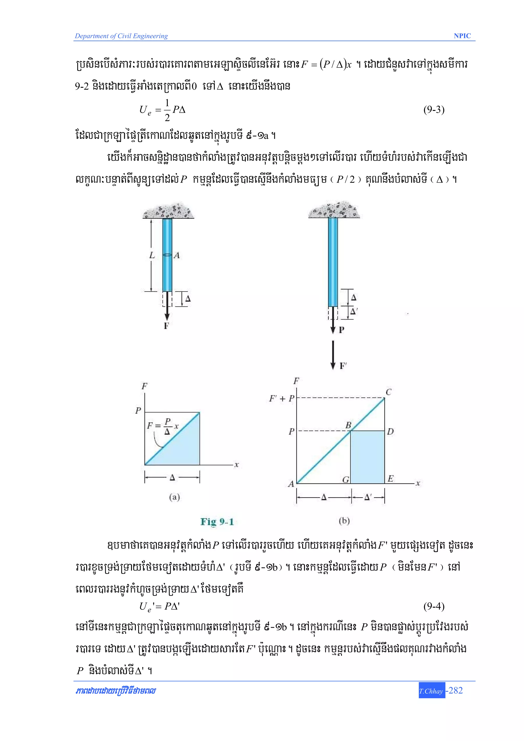 9. deflection using energy method | PDF 9. deflection using energy method | PDF
