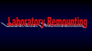 9- Denture placement and occlusion correction. | PPTX