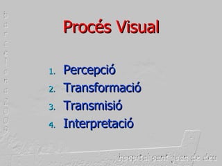 9. Desarrollo visual. Timing pediátrico ocular y visual | PPT
