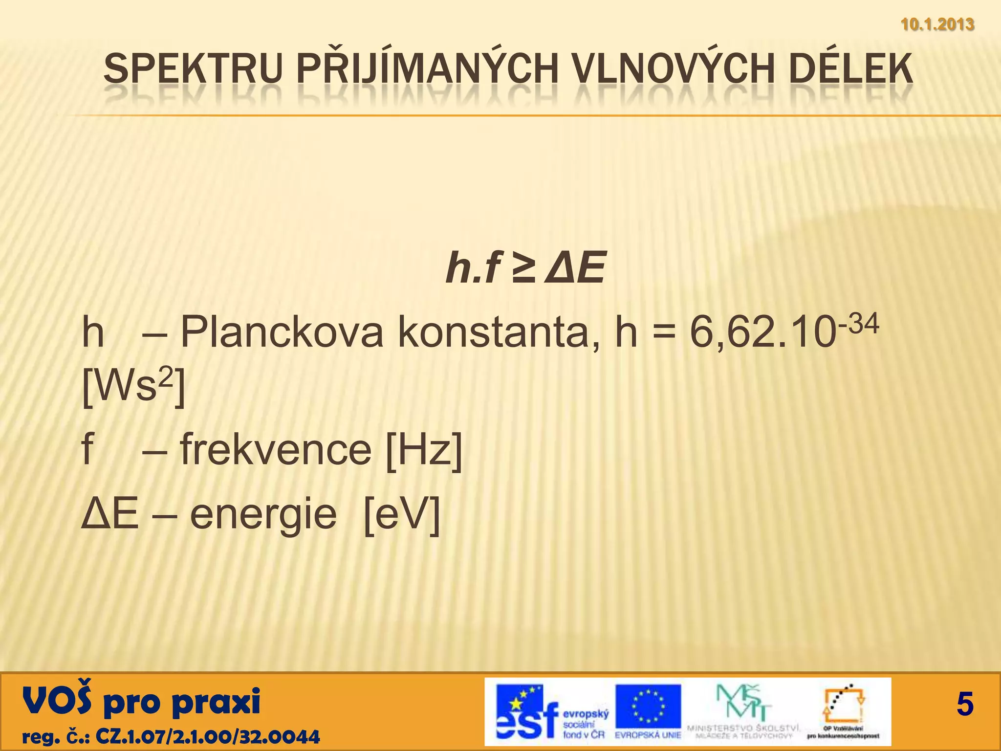 9.detektory záření | PPTX