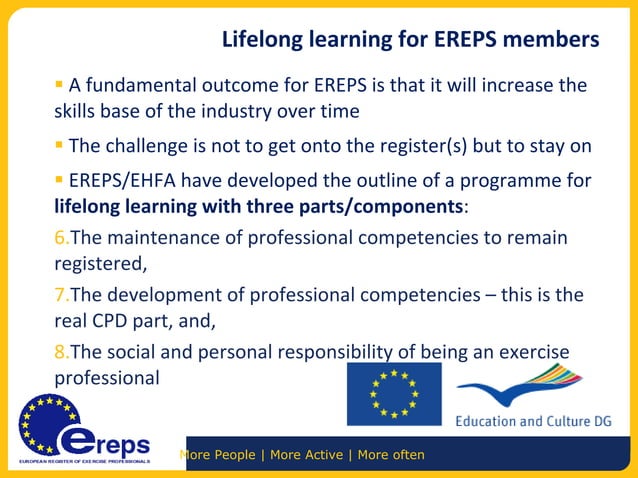 Development Of EREPs - EHFA - Cliff Collins | PPT