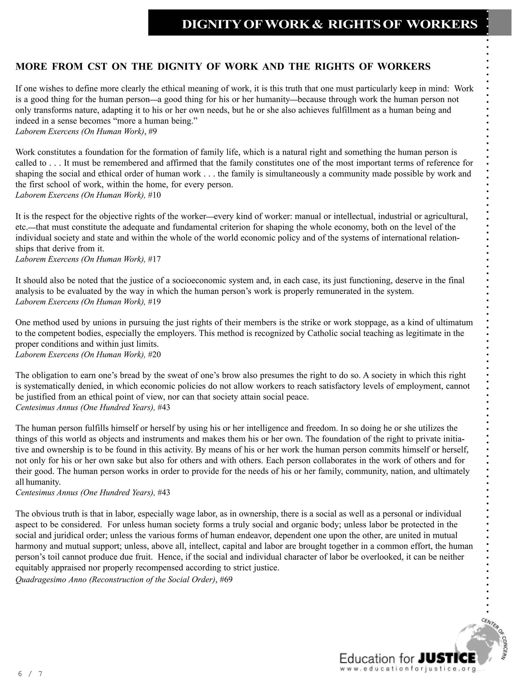 9 dignity-of-work+rights-of-workers | PDF