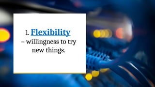 9-dimensions, behavior patterns of learning agility | PPTX