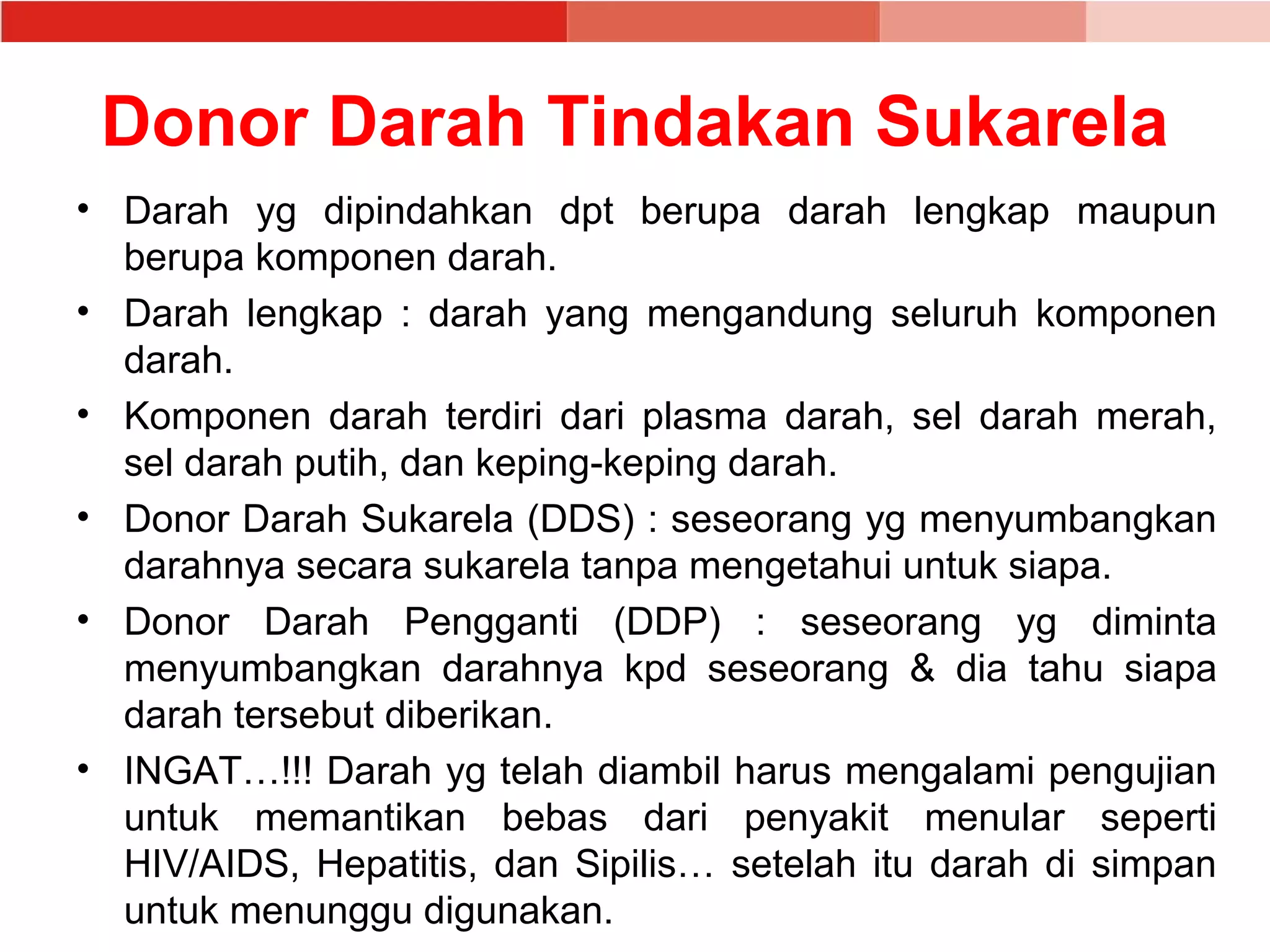 Donor Darah PPT | PPT
