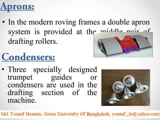 Drafting Zone Of Roving/Speed/Simplex Frame Machine | PDF