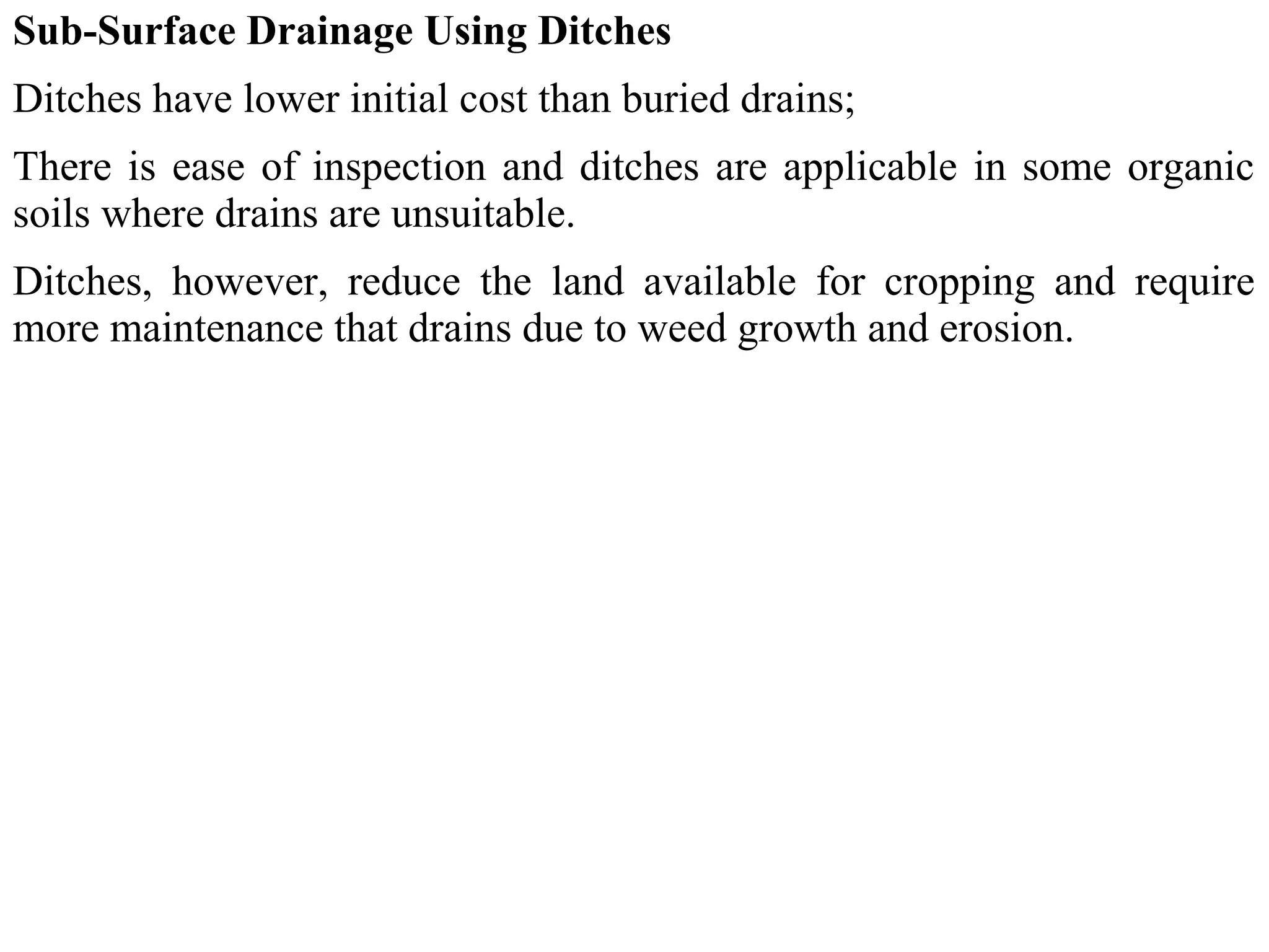 Drainage Engineering (Drainage and design of drainage systems) | PPT