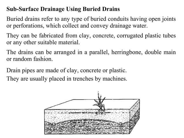 Drainage Engineering (Drainage and design of drainage systems) | PPT