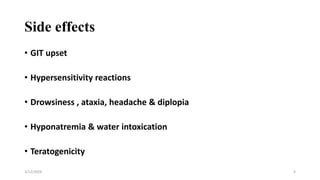 9- Drugs used in epilepsy-II. For pharmacy students pptx | PPT