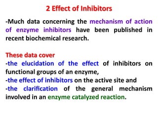 Factors affecting enzymes | PDF