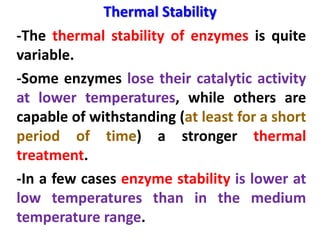 Factors affecting enzymes | PDF