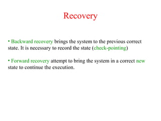 9 fault-tolerance | PPT