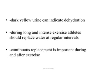 9 -fluids and exercise | PPTX