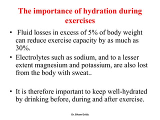 9 -fluids and exercise | PPTX
