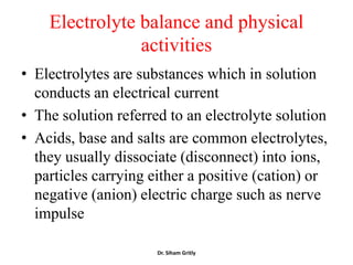 9 -fluids and exercise | PPTX