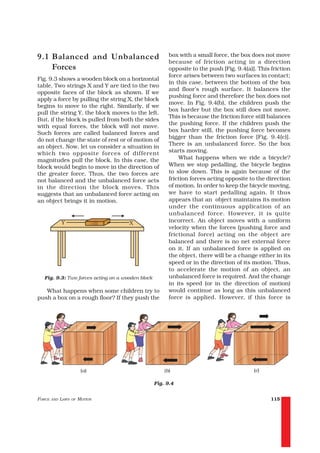 9 forces and laws of motion | PDF
