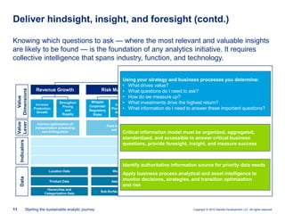 9. fri 1045 1130 griffin - starting the sustainable analytic journey | PPT