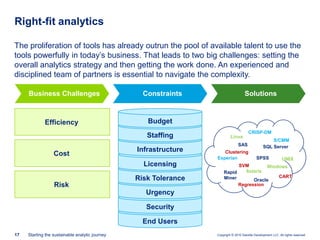 9. fri 1045 1130 griffin - starting the sustainable analytic journey | PPT
