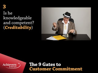 9 gates to customer commitment | PPT