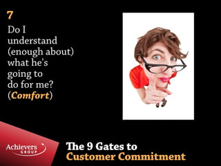 9 gates to customer commitment | PPT