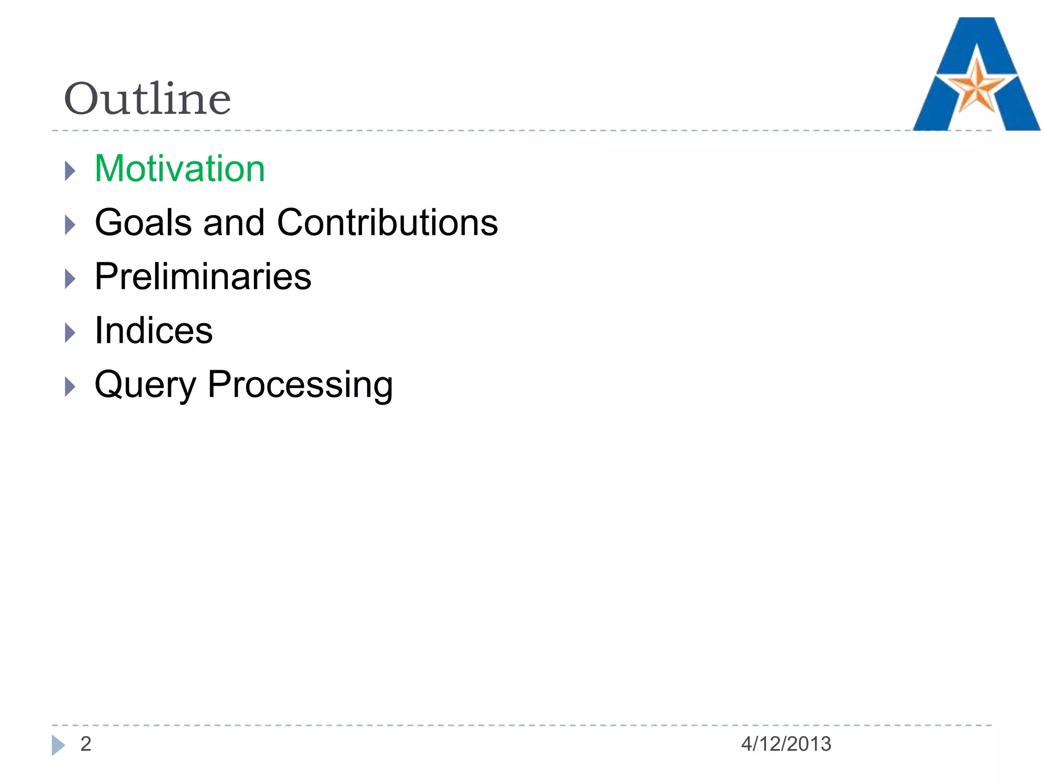 GBLENDER: Towards blending visual query formulation and query processing in graph databases | PPT