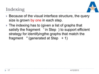 GBLENDER: Towards blending visual query formulation and query processing in graph databases ...