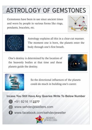 9 Gemstones | Uses of Nav-Ratnas (Nine Gemstones) in jewellery | PDF