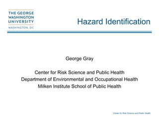 Hazard Identification | PDF